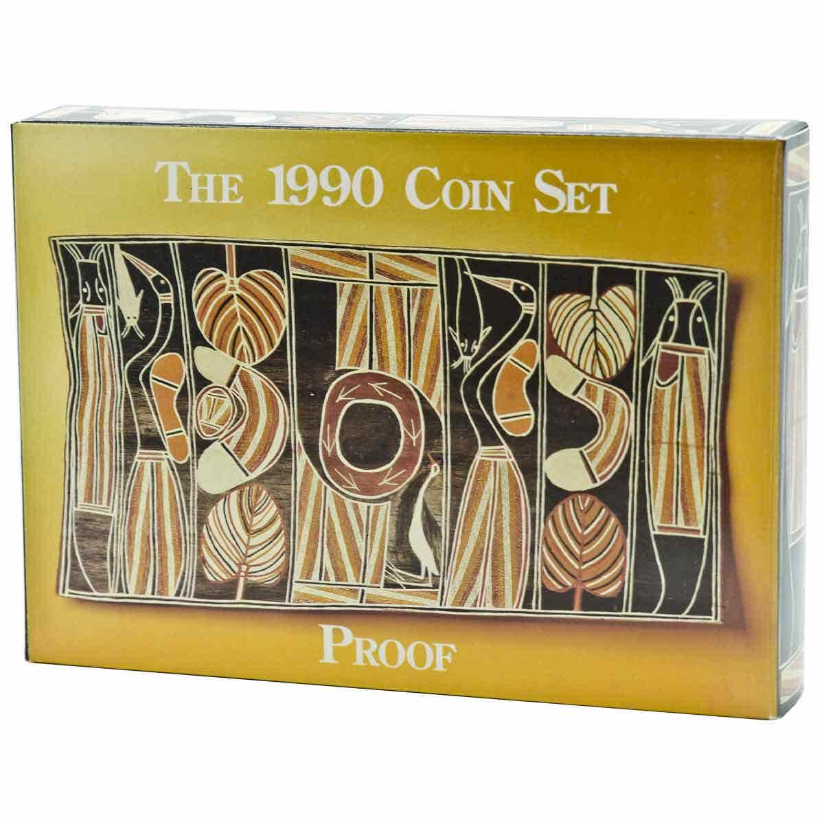 Australia 1990 8-Coin Proof Set – Downies Collectables