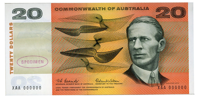 Reserve Bank of Australia 1966 Coombs/Wilson Specimen Banknote 10-Note ...