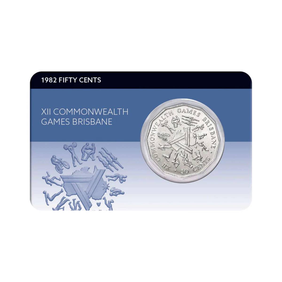 XII Commonwealth Games Brisbane 1982 50c Cu-Ni Coin Pack – Downies ...