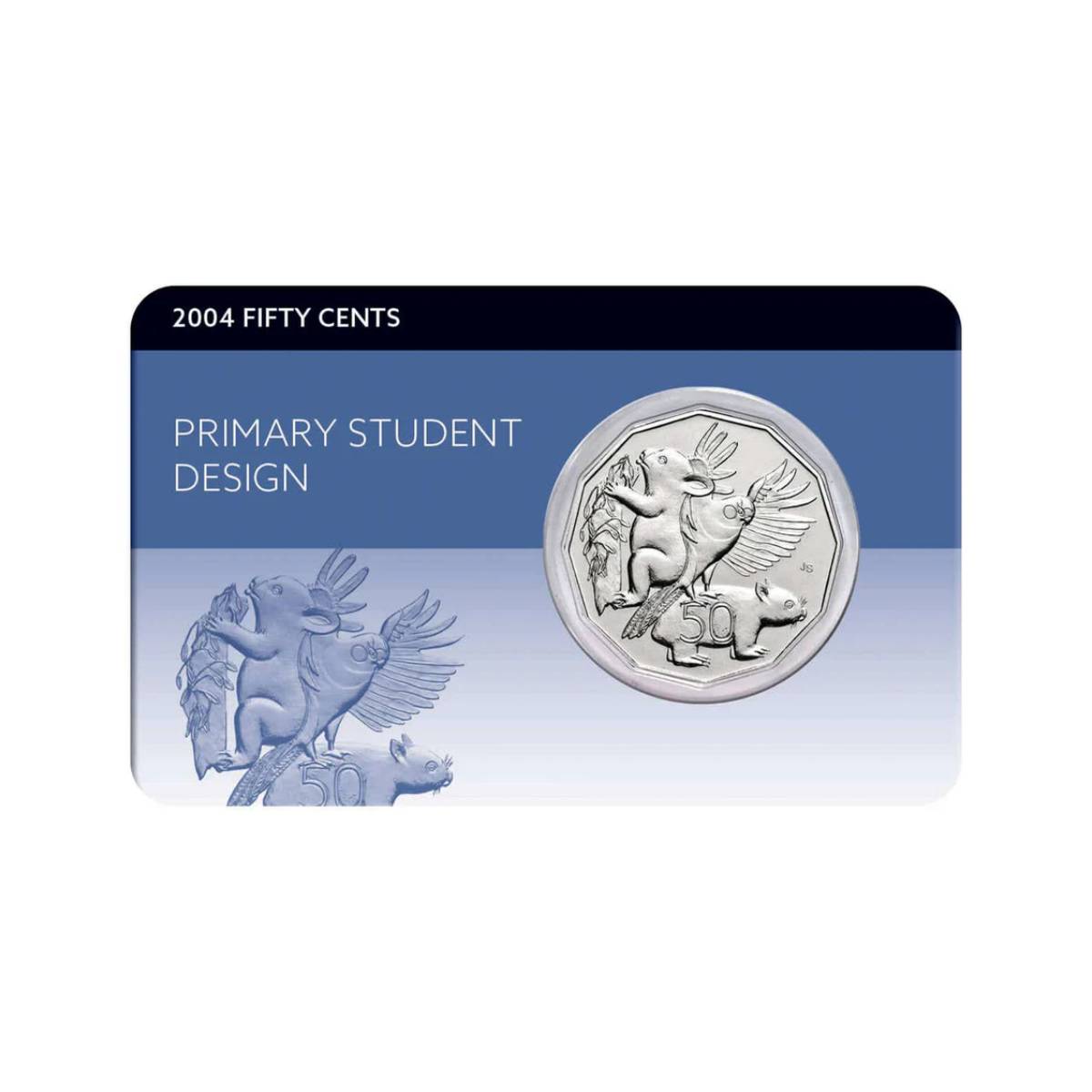 Australia Student Design 2004 50c Cupro-Nickel Uncirculated Coin Pack ...