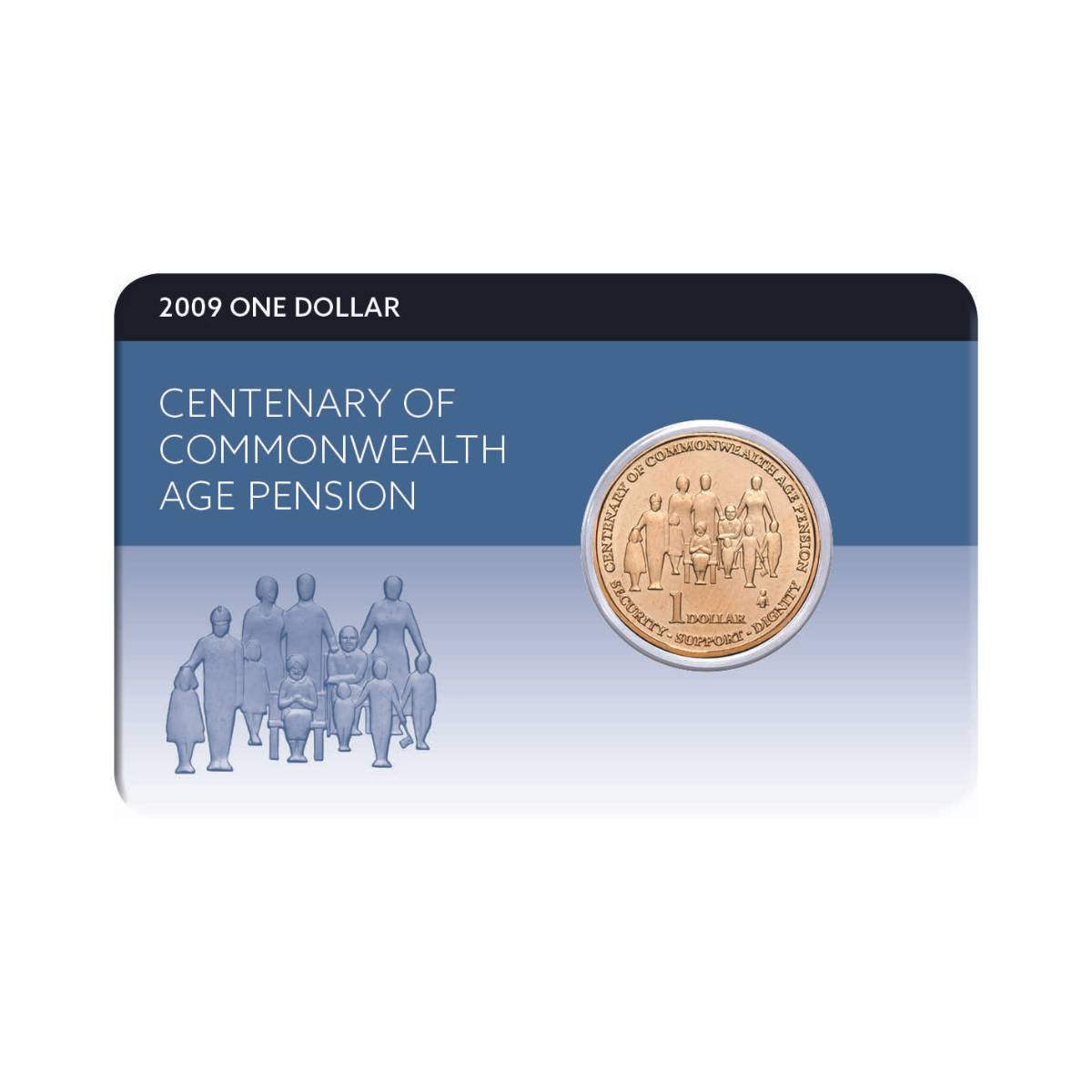 Centenary of Commonwealth Age Pension 2009 $1 Al-Br Coin Pack – Downies ...