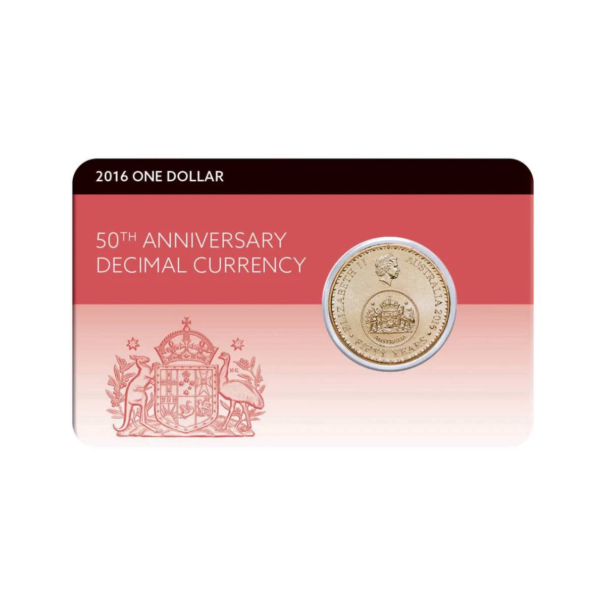 Australia Decimal Currency 50th Anniversary 2016 $1 Aluminium-Bronze U ...