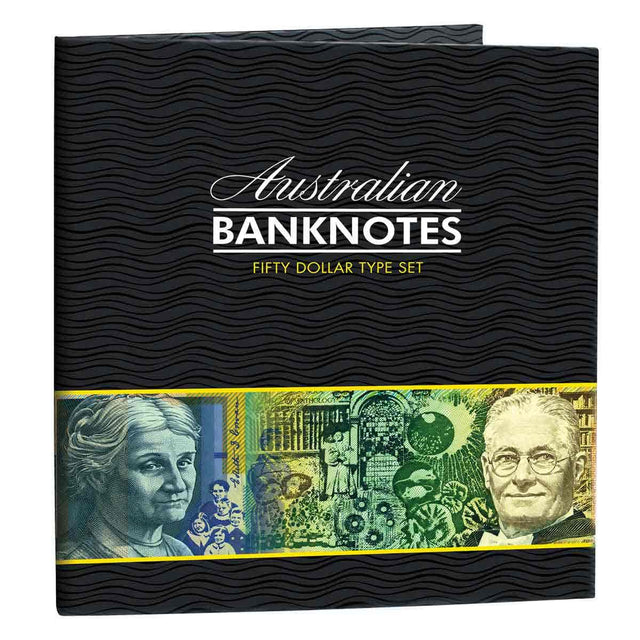 Australia $50 Banknote Uncirculated 3-Note Type Set – Downies Collectables