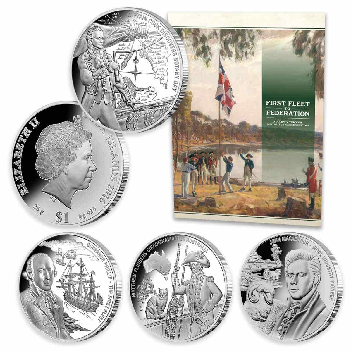 First Fleet to Federation Collection - Folder 1 – Downies Collectables