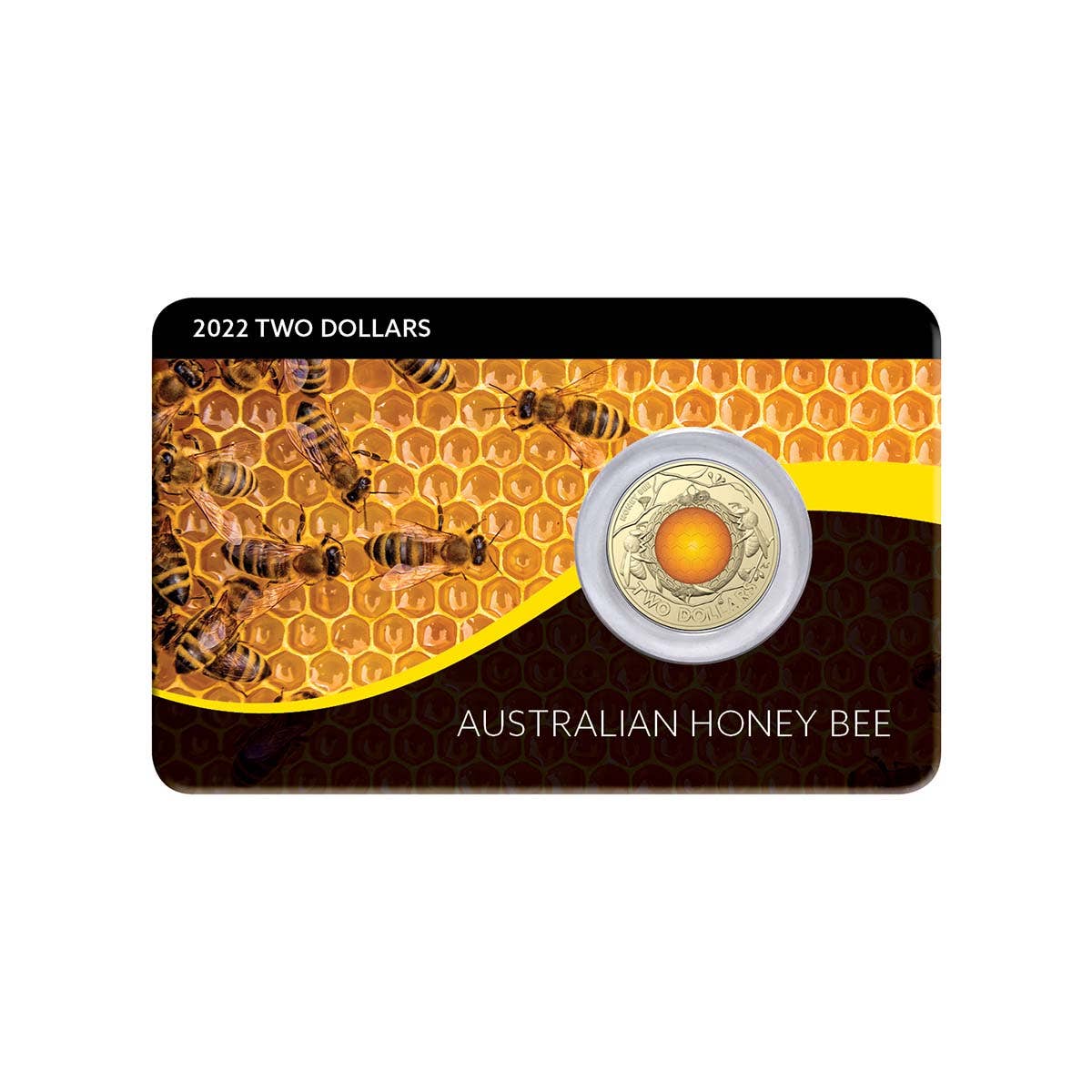 Australia Honey Bee 2022 $2 Aluminium-Bronze Uncirculated Coin Pack ...
