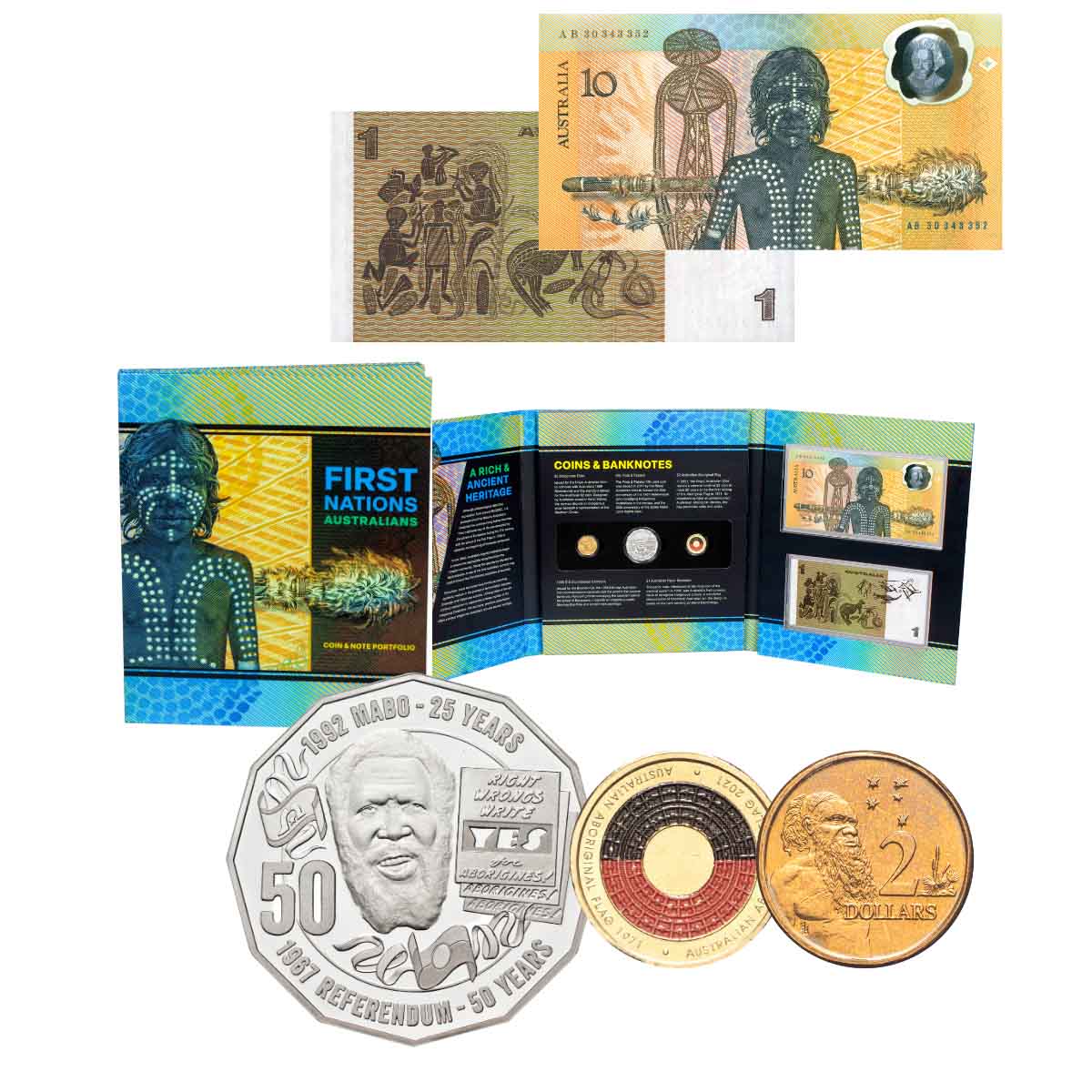 First Nations Australians Coin & Note Portfolio – Downies Collectables