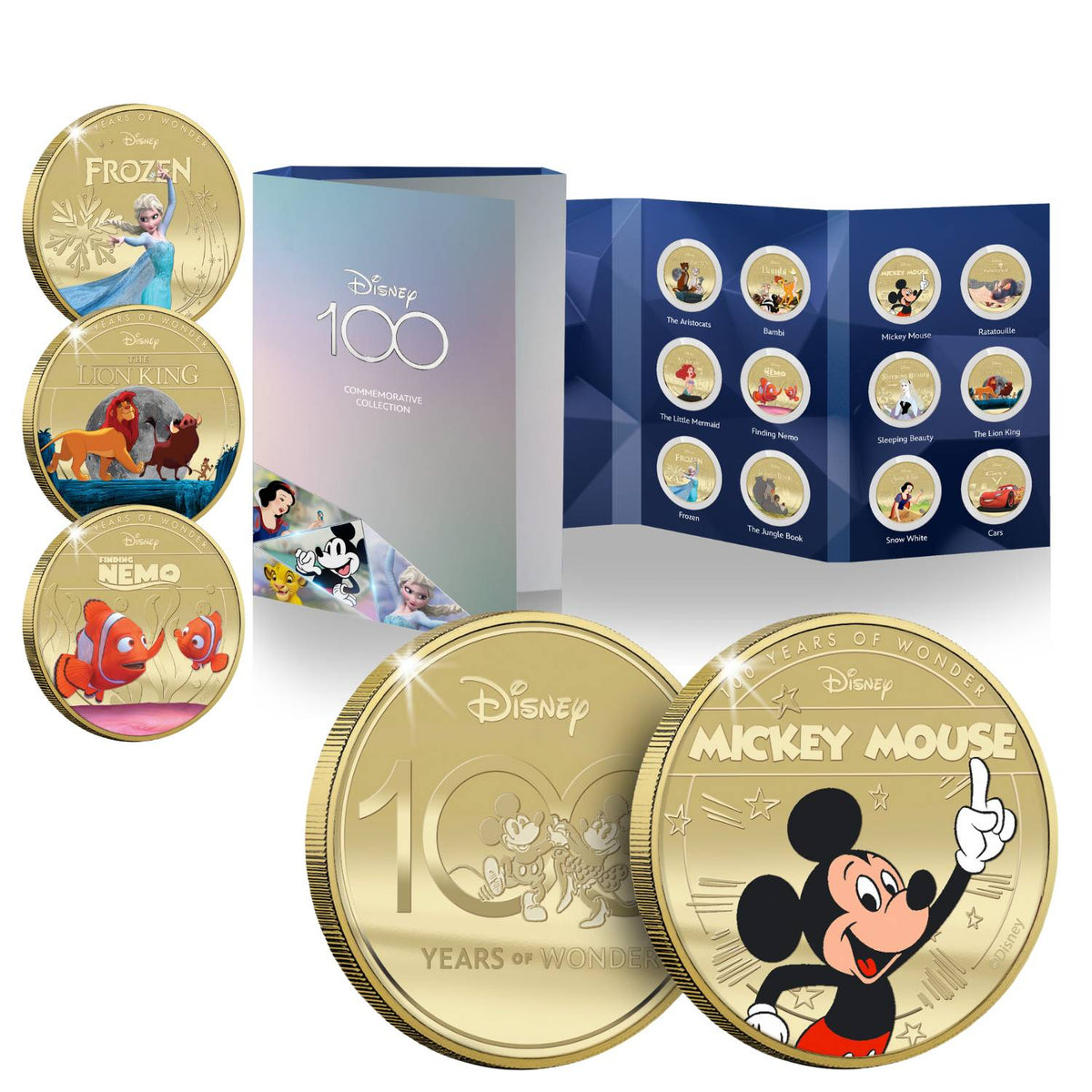 Disney 100 Years of Wonder Commemorative Complete Collection – Downies ...