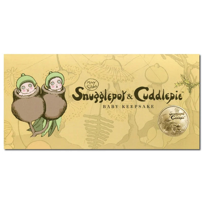 Australia Snugglepot & Cuddlepie Baby Keepsake 2015 $1 Uncirculated Co ...