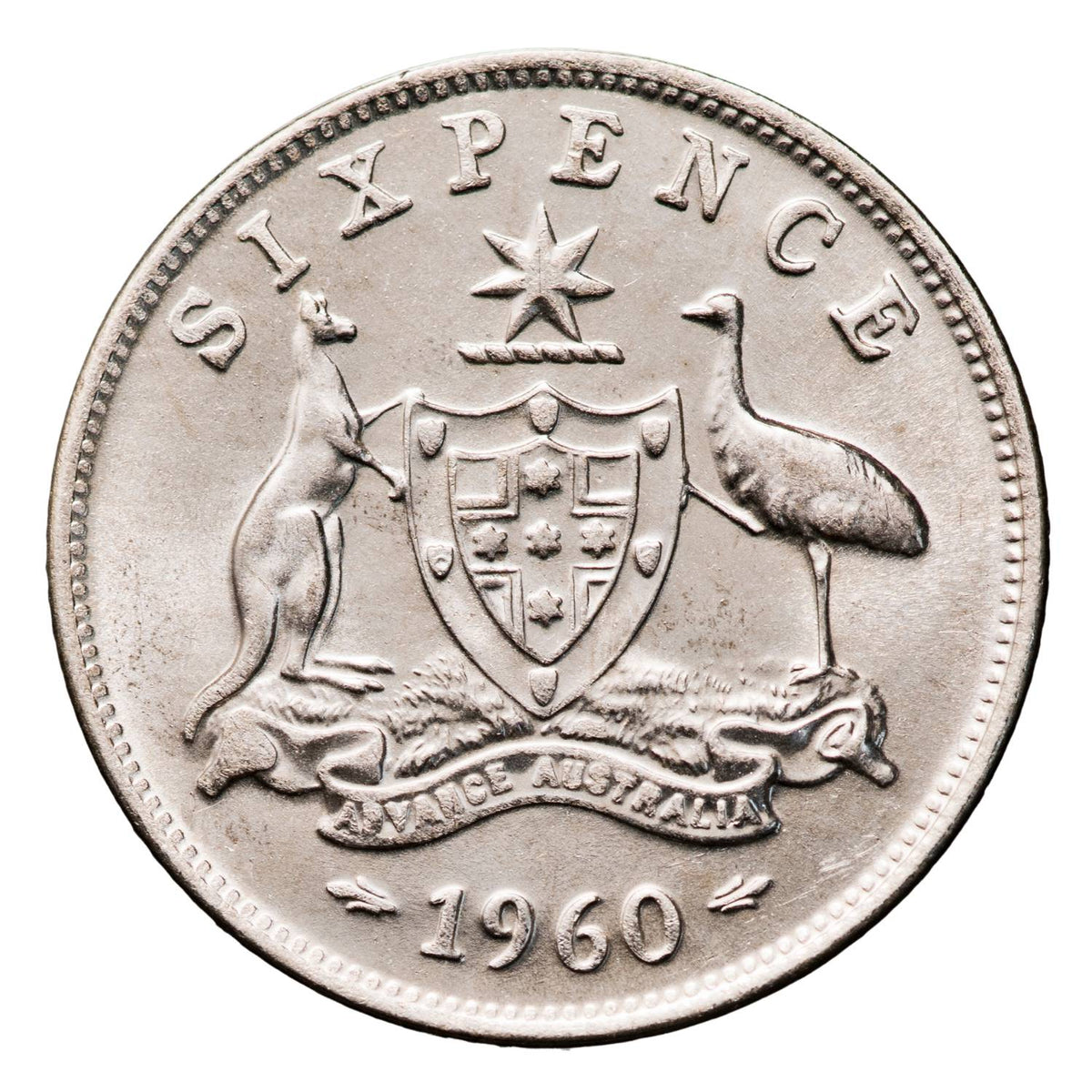 Australia 1960 Sixpence Choice Uncirculated Coin – Downies Collectables