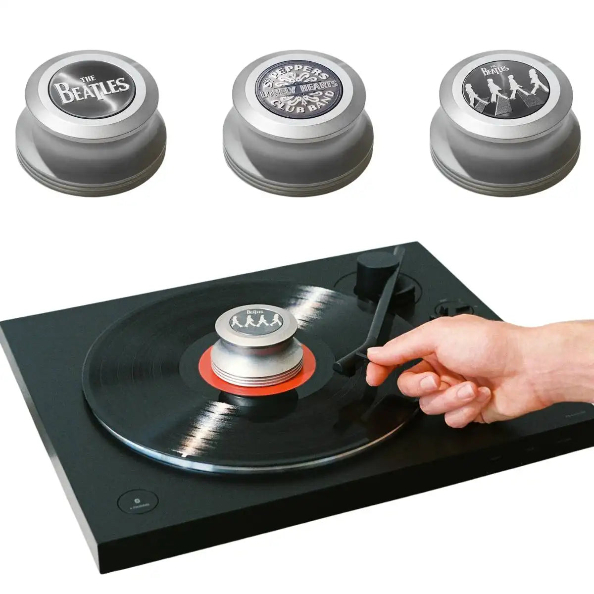 The Beatles Vinyl Record Stabilizer Set – Downies Collectables