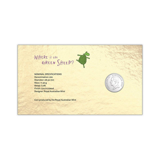 Where is the Green Sheep 20th Anniversary 2024 20c Stamp & Coin Cover ...