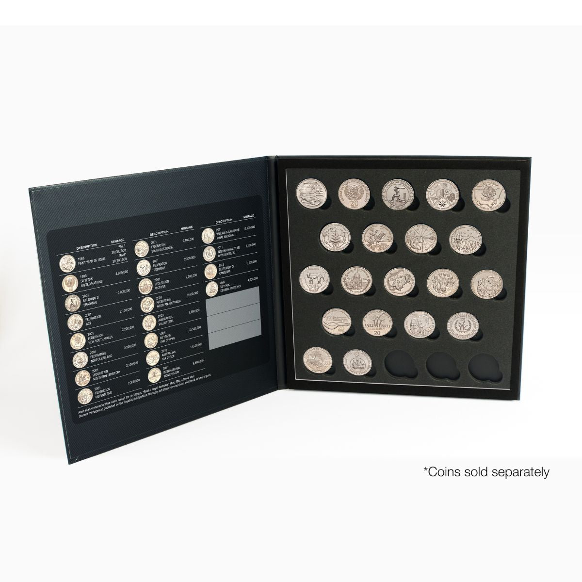 Australian 20c Circulating Commemorative Coin Folder – Downies Collectables