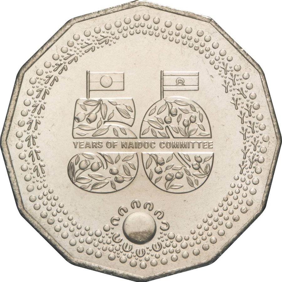 Australia NAIDOC 50th Anniversary 2024 50c Cupro-Nickel Uncirculated C – Downies Collectables