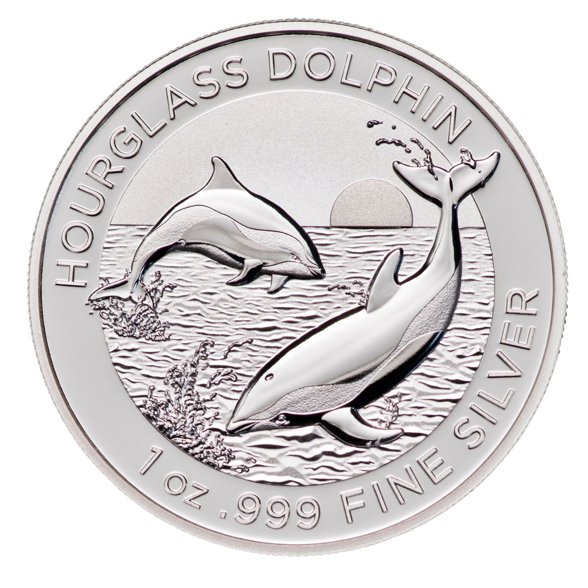 Australia 2024 $5 Hourglass Dolphin High Relief 1oz Silver Proof Coin ...