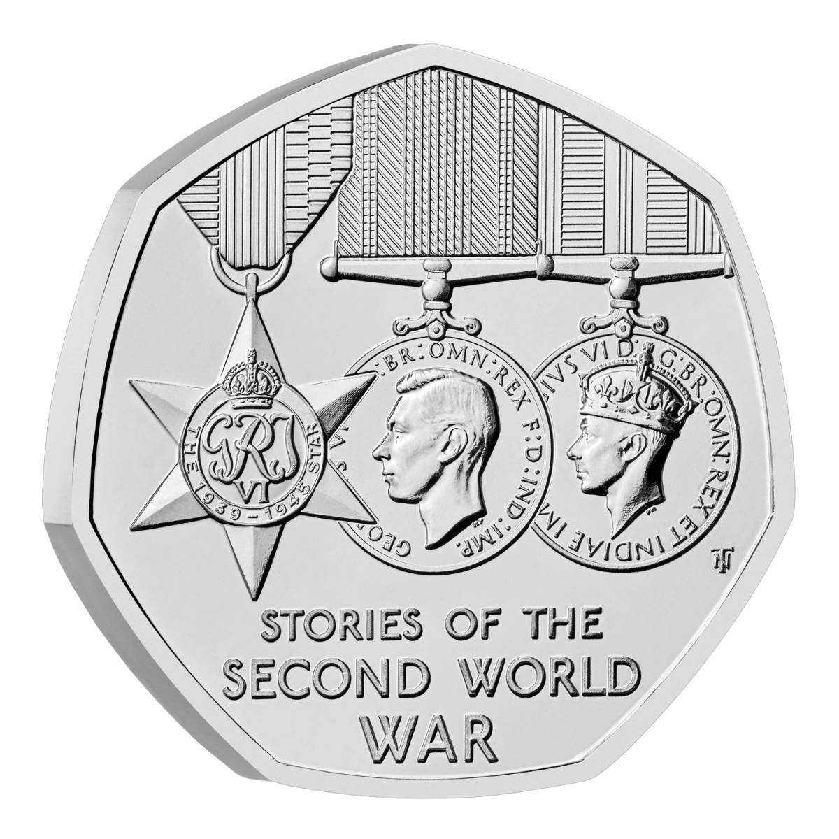 Great Britain Stories of the Second World War 2025 50p Cupro-Nickel Br ...