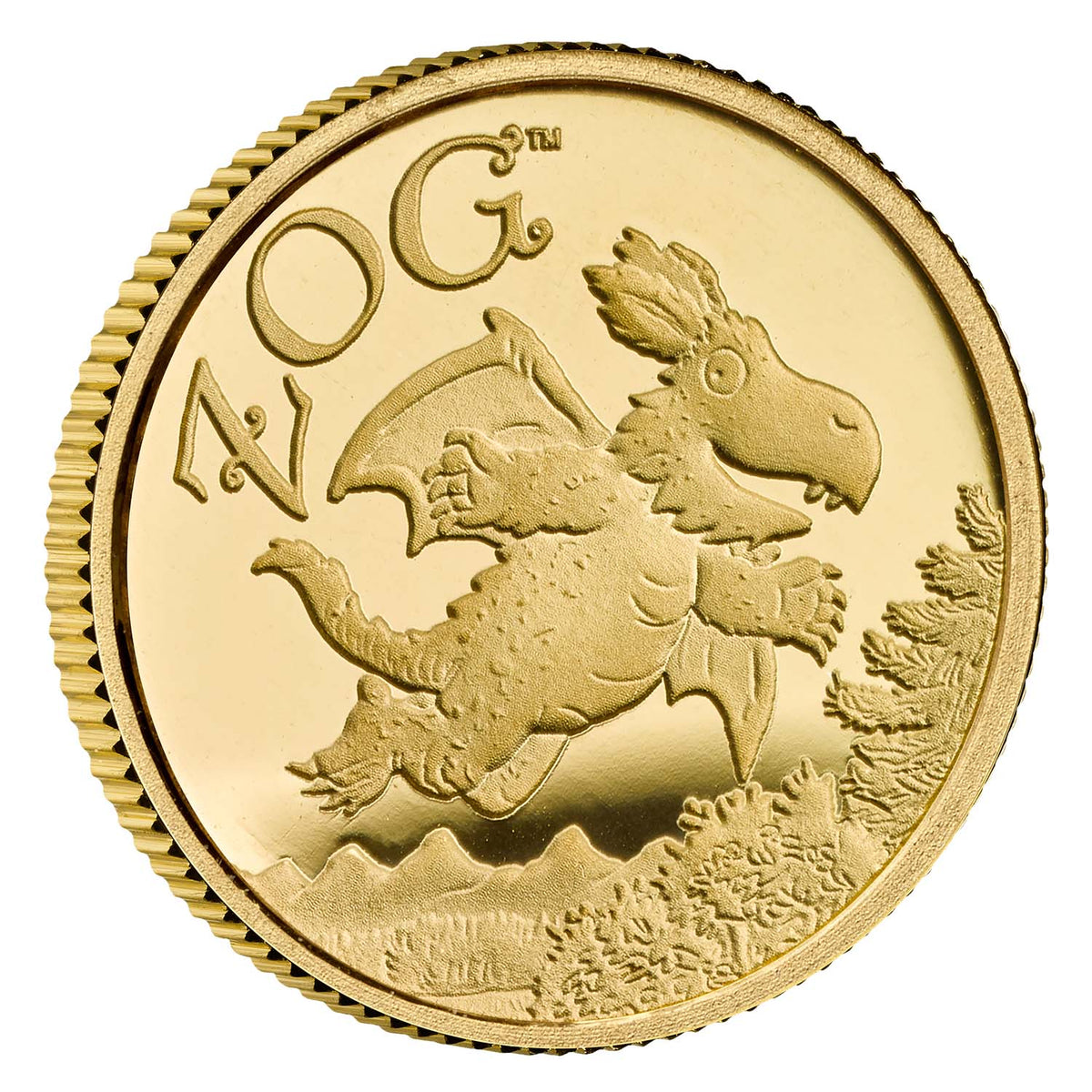 Great Britain Zog 2025 50p 1/40oz Gold Proof Coin – Downies Collectables
