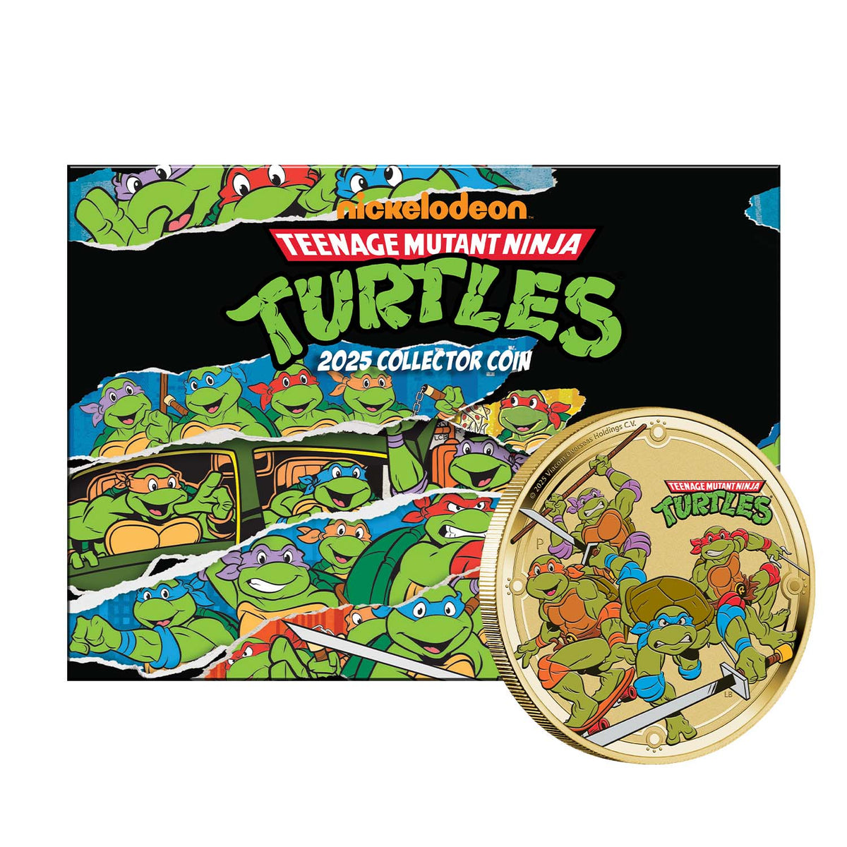 Teenage Mutant Ninja Turtles 2025 $1 Colour Uncirculated Coin – Downies ...