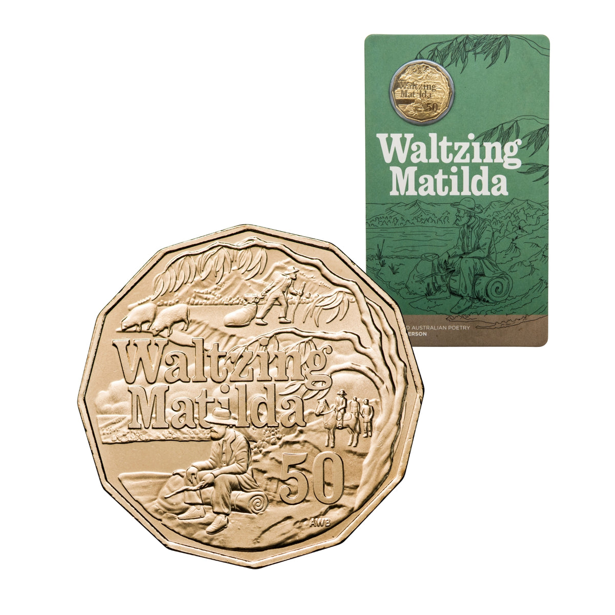 Australia Banjo Paterson 2020 50c Waltzing Matilda Aluminium-Bronze Un ...