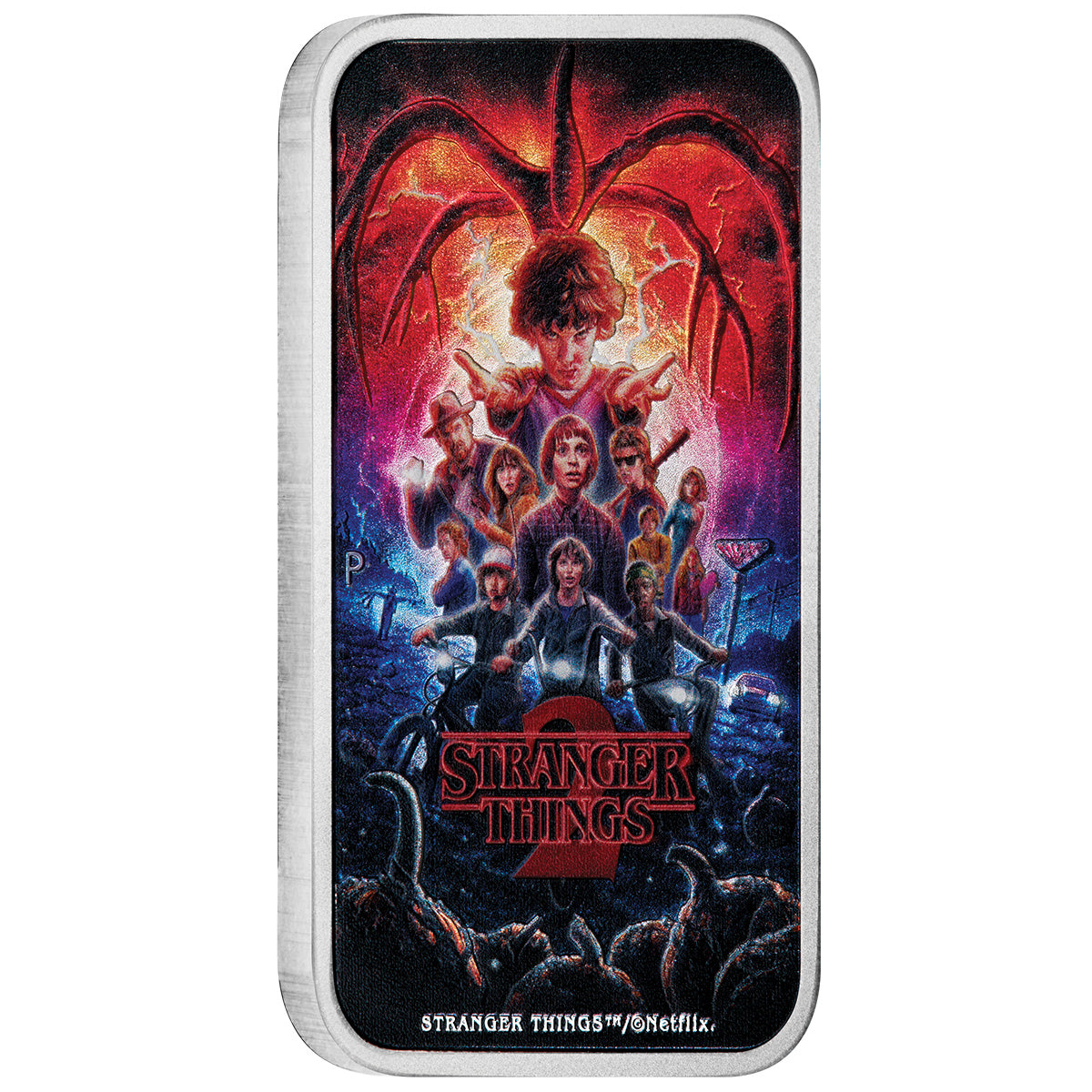 Stranger Things - Season 2 2026 $1 Colour Rectangular 1oz Silver Uncir ...