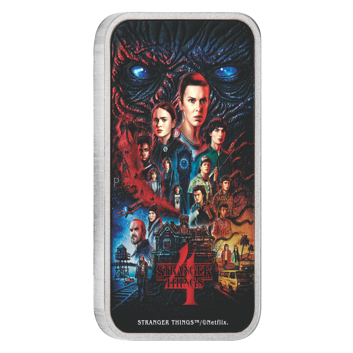 Stranger Things - Season 4 2026 $1 Colour Rectangular 1oz Silver Uncir ...