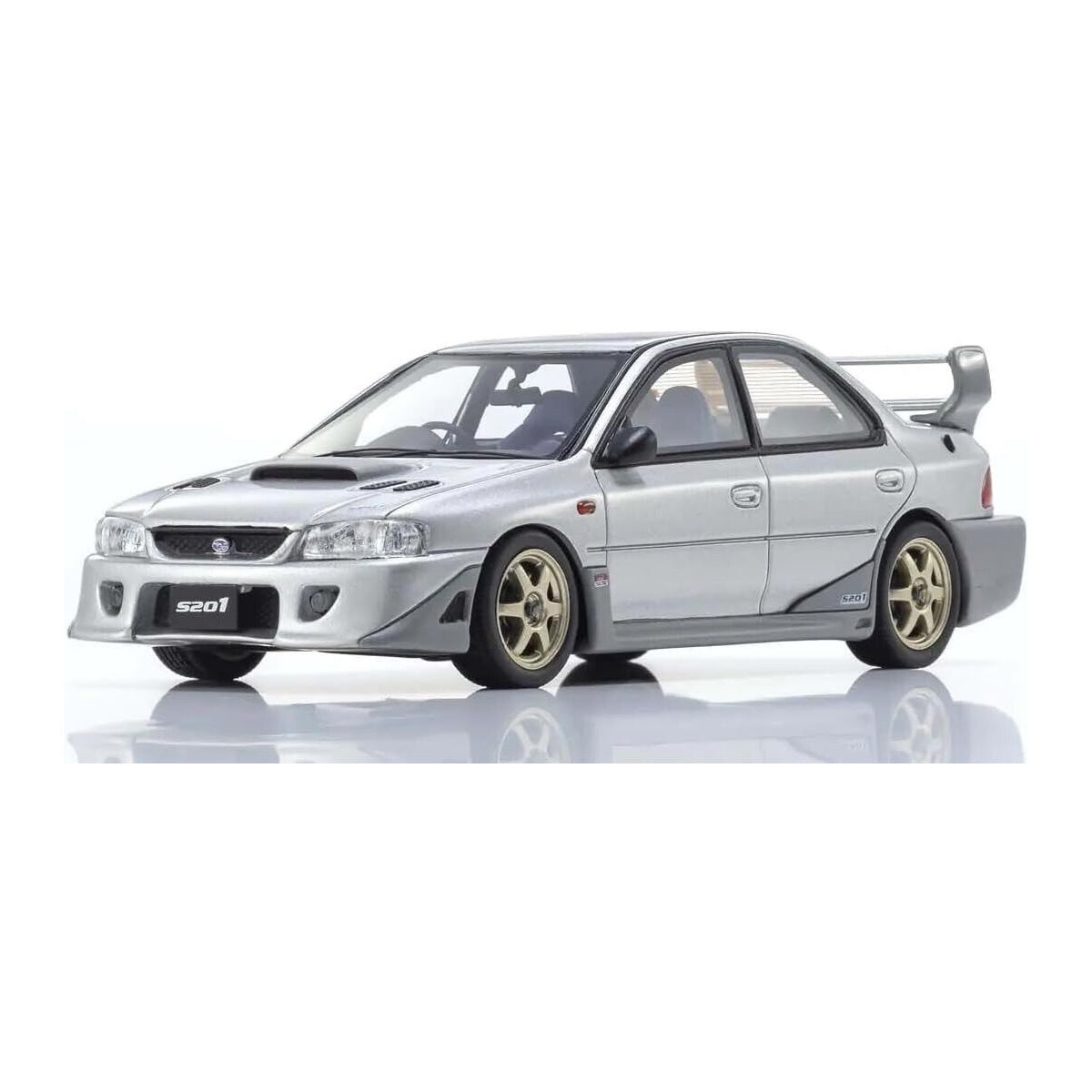 Subaru Impreza S201 Silver - 1:43 Scale Resin Model Car – Downies ...