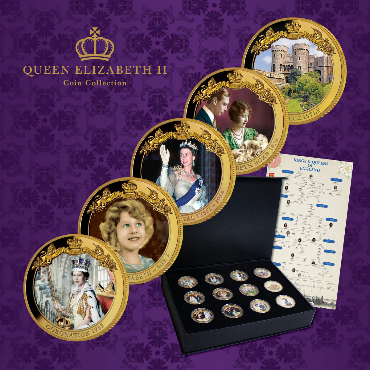 Queen Elizabeth II Coin Collection – Downies Collectables