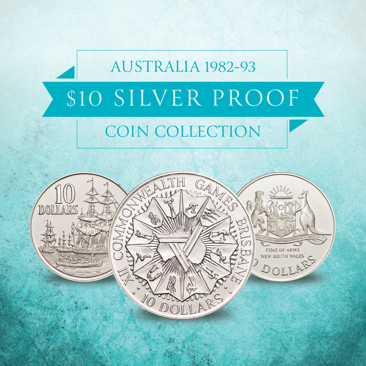 Australia 1982-93 $10 Silver Proof Coin Collection | Subscriptions ...