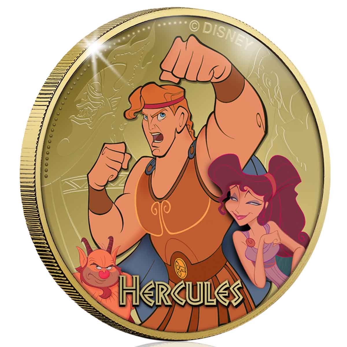 Disney Classics I Hercules Gold-plated Commemorative – Downies Collectables
