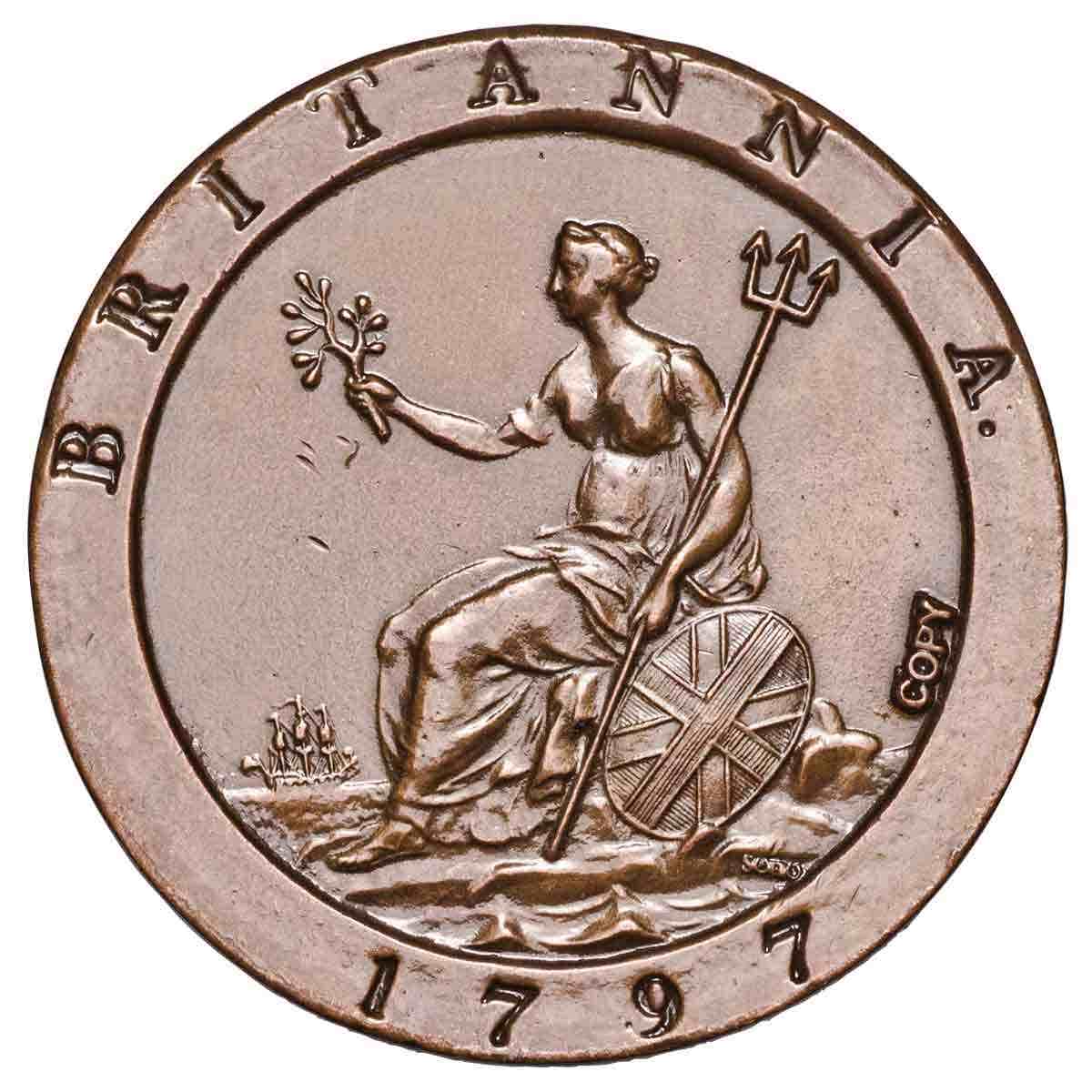 1797 Cartwheel Penny Replica – Downies Collectables