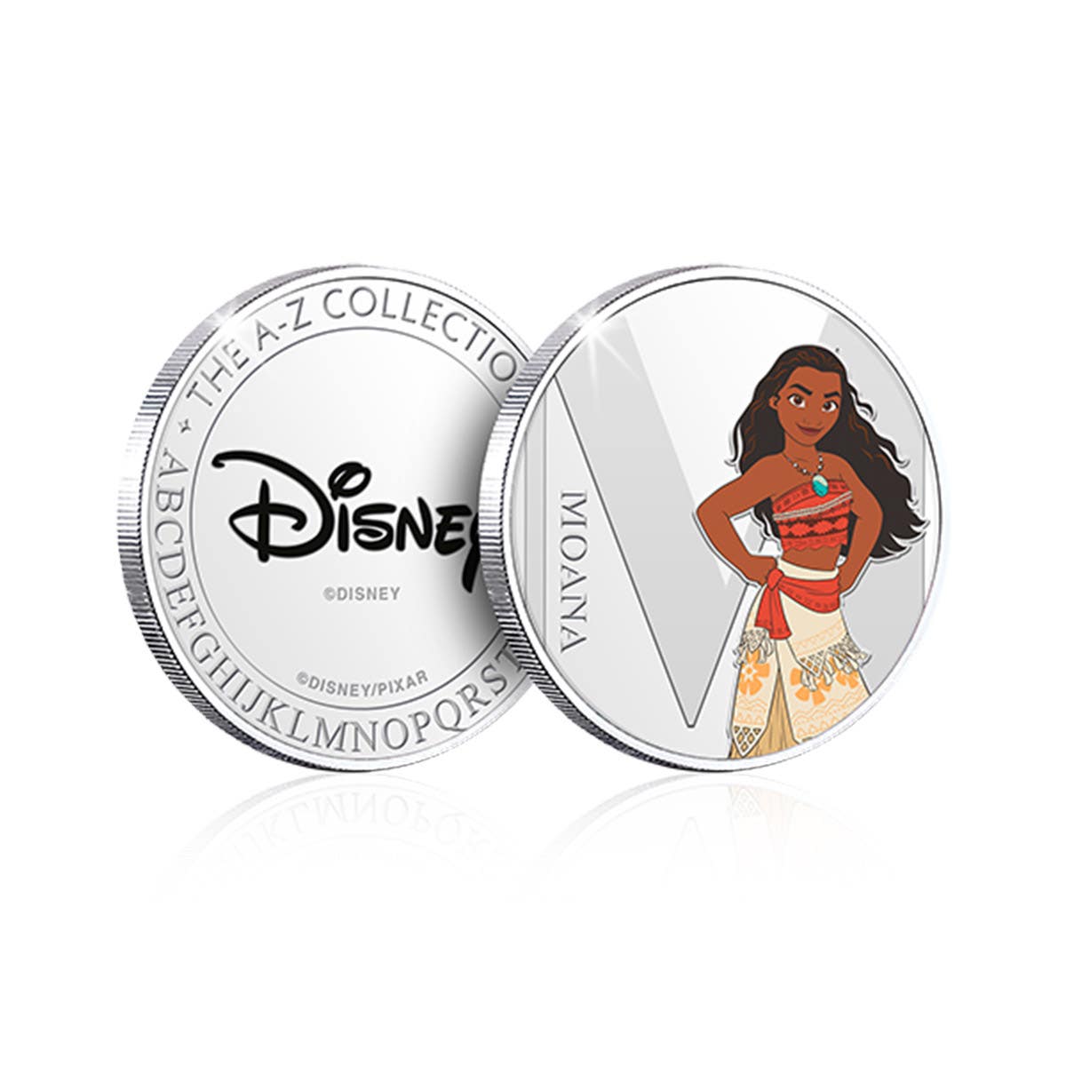 Disney M is for Moana Silver-Plated Commemorative – Downies Collectables