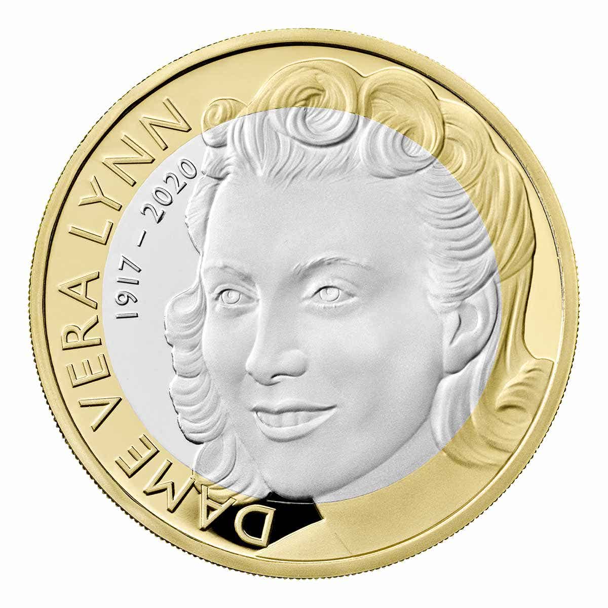 Life and Legacy of Dame Vera Lynn 2022 £2 Silver Piedfort Proof Coin ...