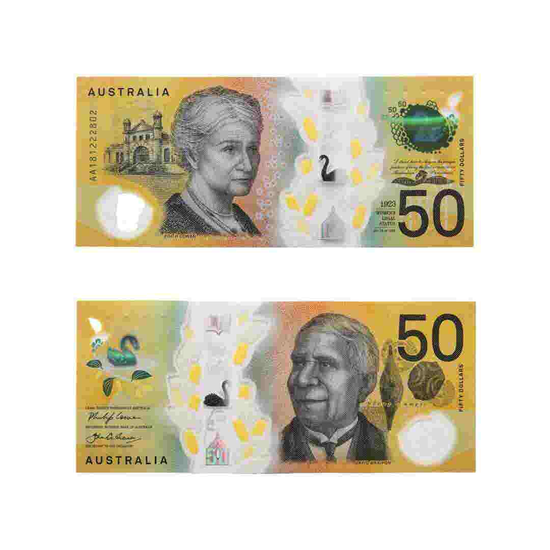 Buy Australian $50 Notes Online | Downies Collectables