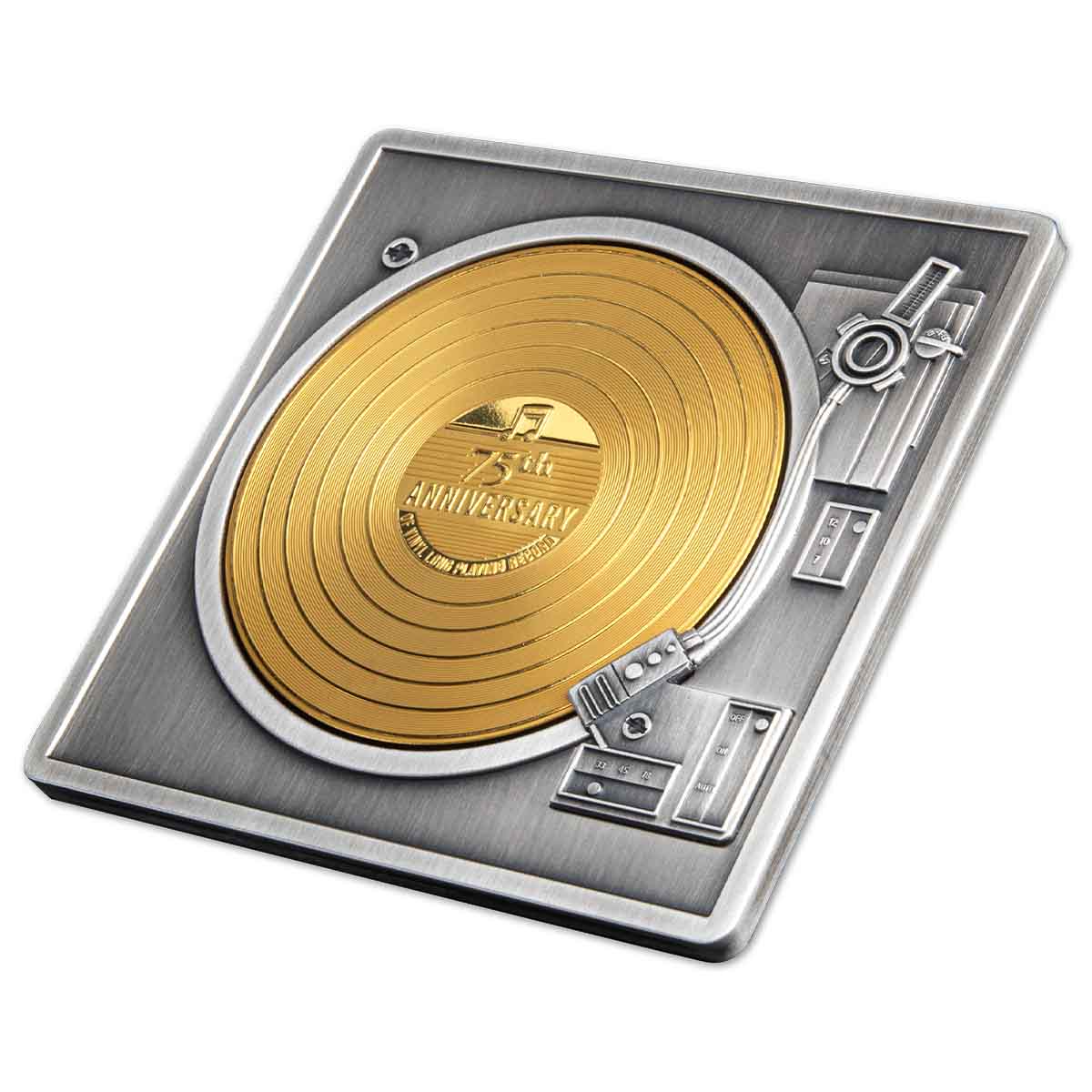 Vinyl Record 2023 $5 Gold-plated 3oz Silver Antique Coin – Downies ...