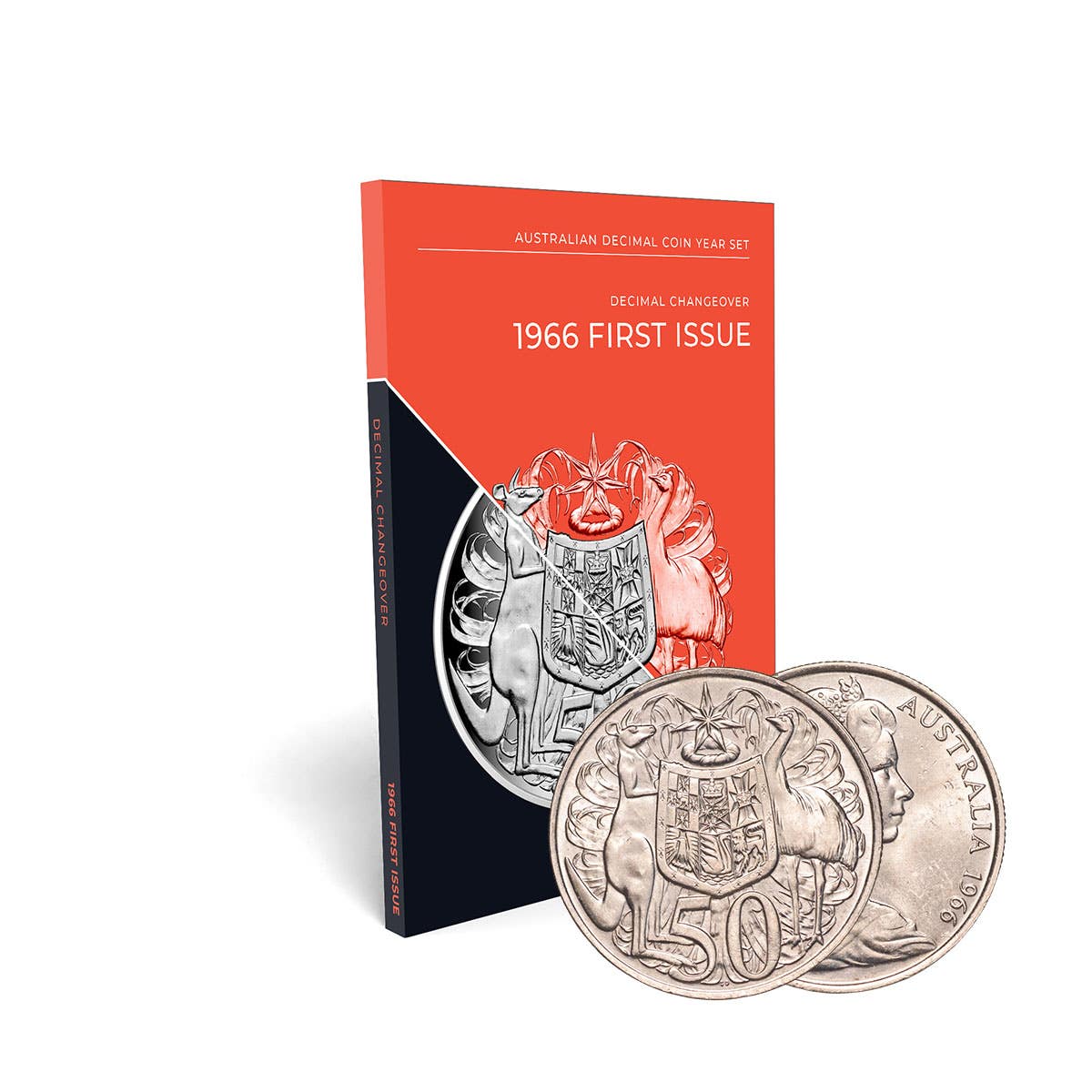 1966 Uncirculated 6-Coin Year Set – Downies Collectables