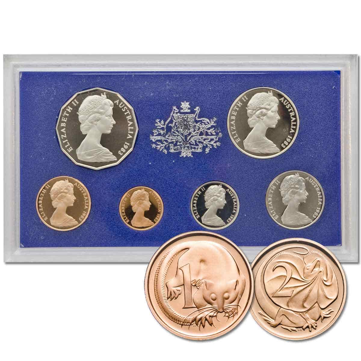 Australia 1983 6-Coin Proof Set – Downies Collectables